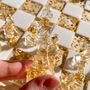 Beautiful Custom Made Resin Chess Set - Etsy