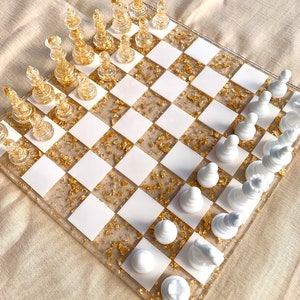 Beautiful Custom Made Resin Chess Set - Etsy