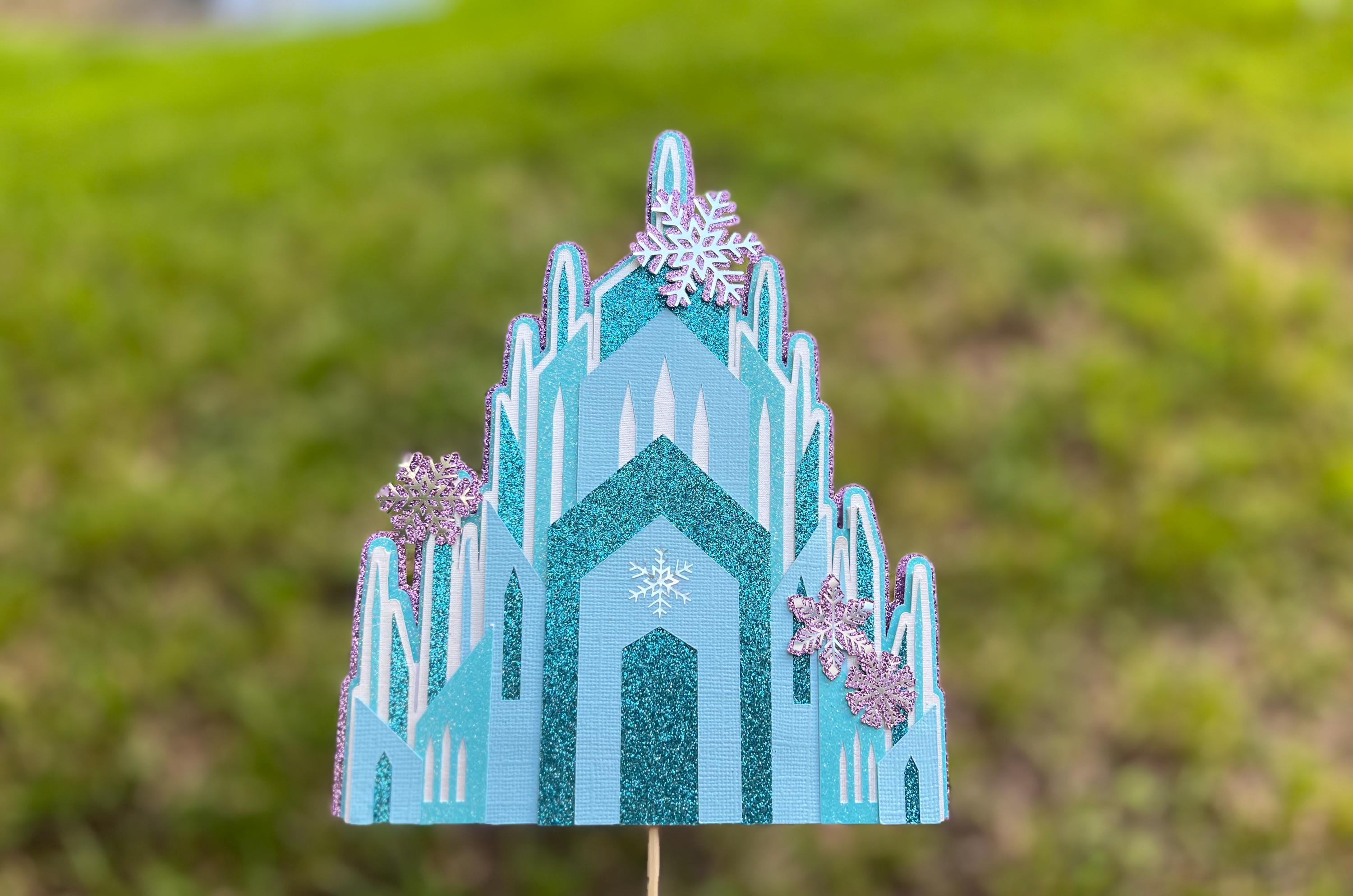 Frozen Elsa Castle Cake Topper. Personalized Birthday Decoration.elsa's ...