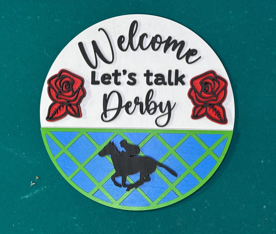 Kentucky Derby Door Sign, Digital Download Only, Svg, Png - Etsy