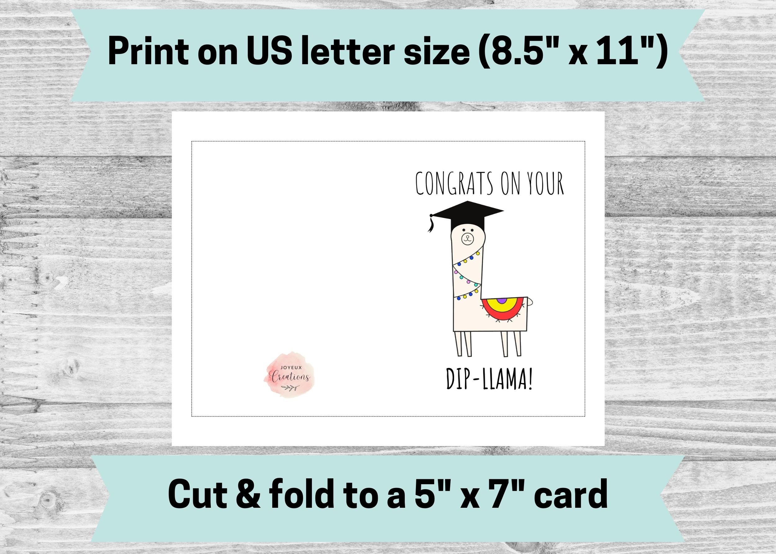 Funny Graduation Printable, Funny Graduation Card, College Graduation ...