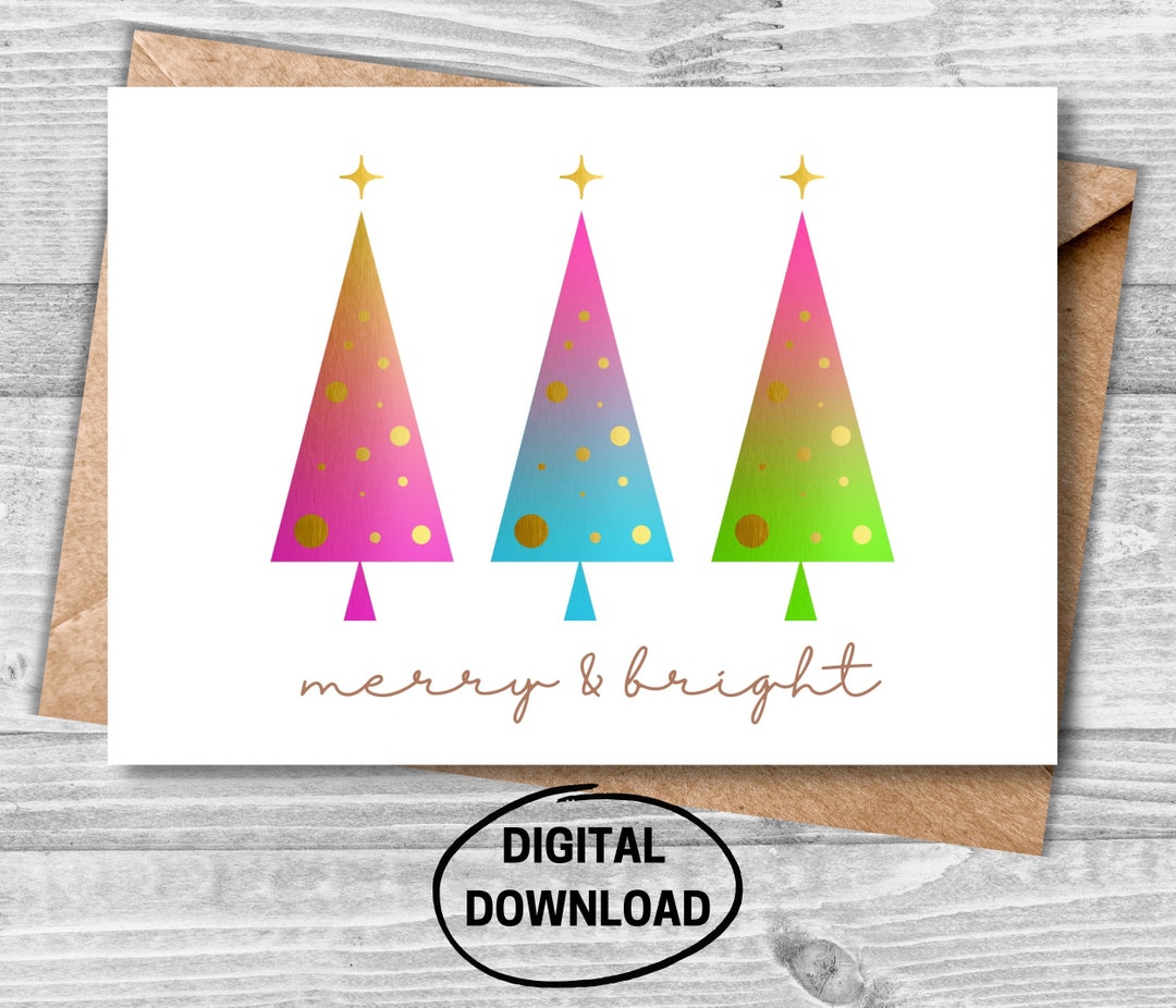 Christmas Card, Christmas Printable Card, Small Business Christmas Card ...