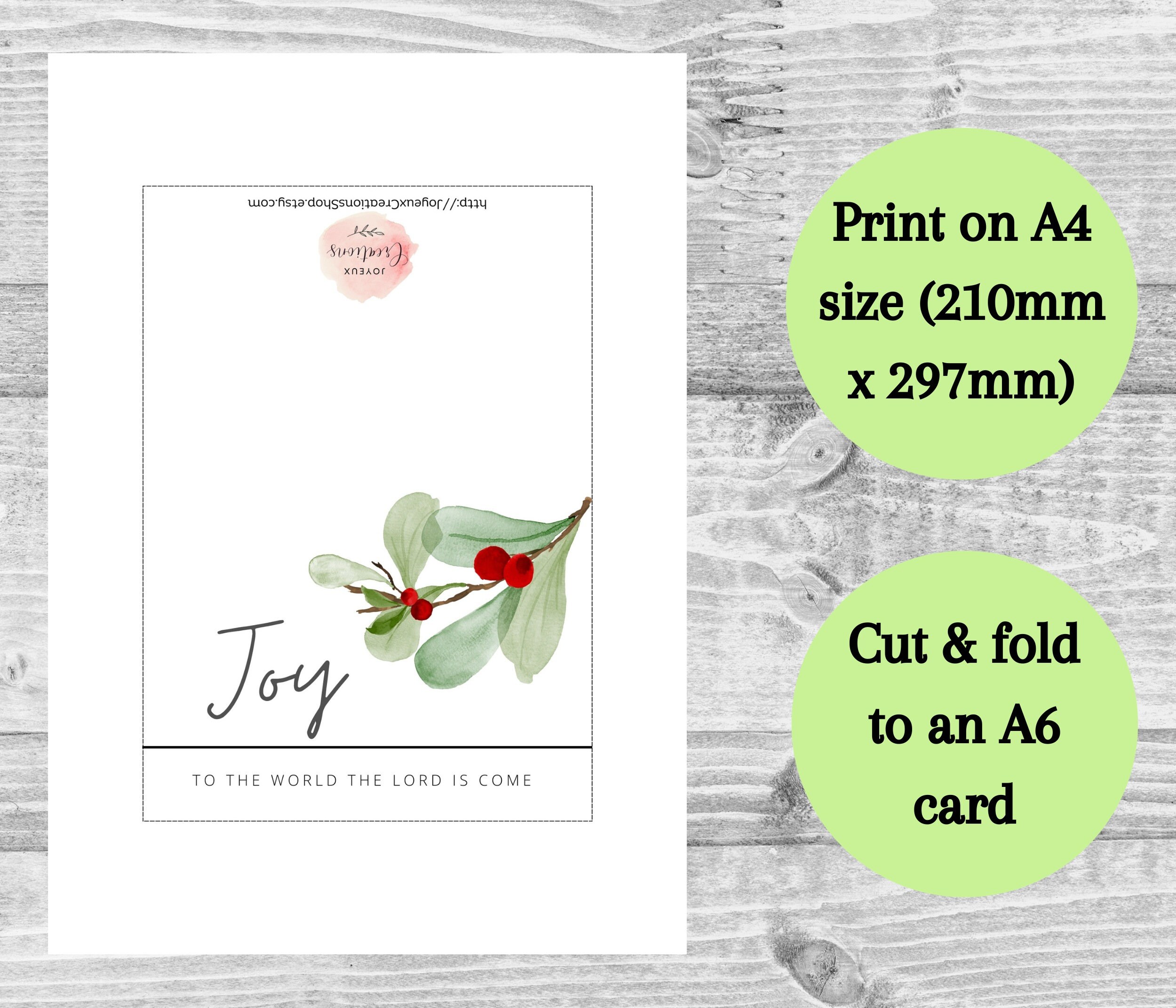 Christmas Printable Card, Religious Holiday Card, Holiday Printable ...