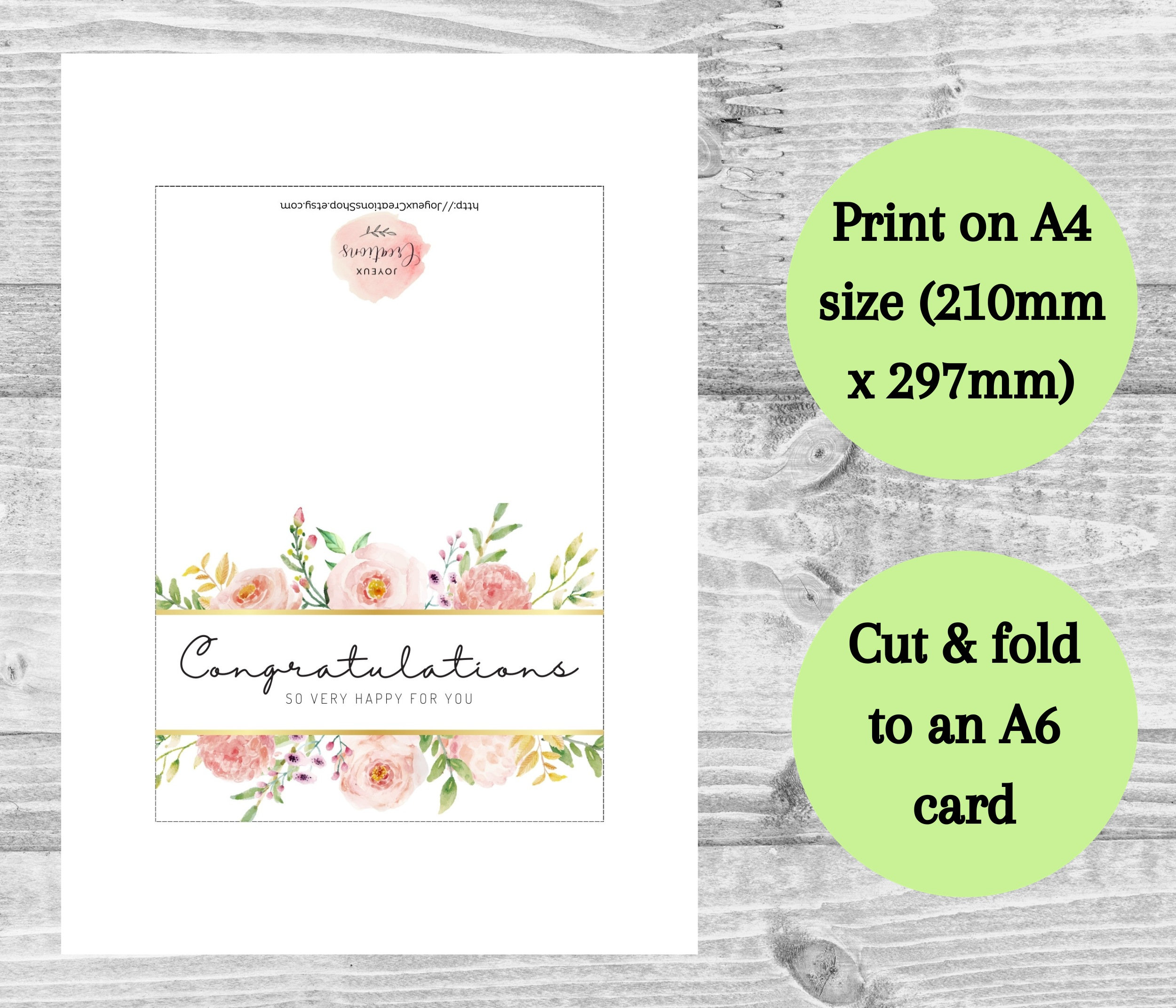 Congratulations, Printable Card, Congratulations Greeting Card ...