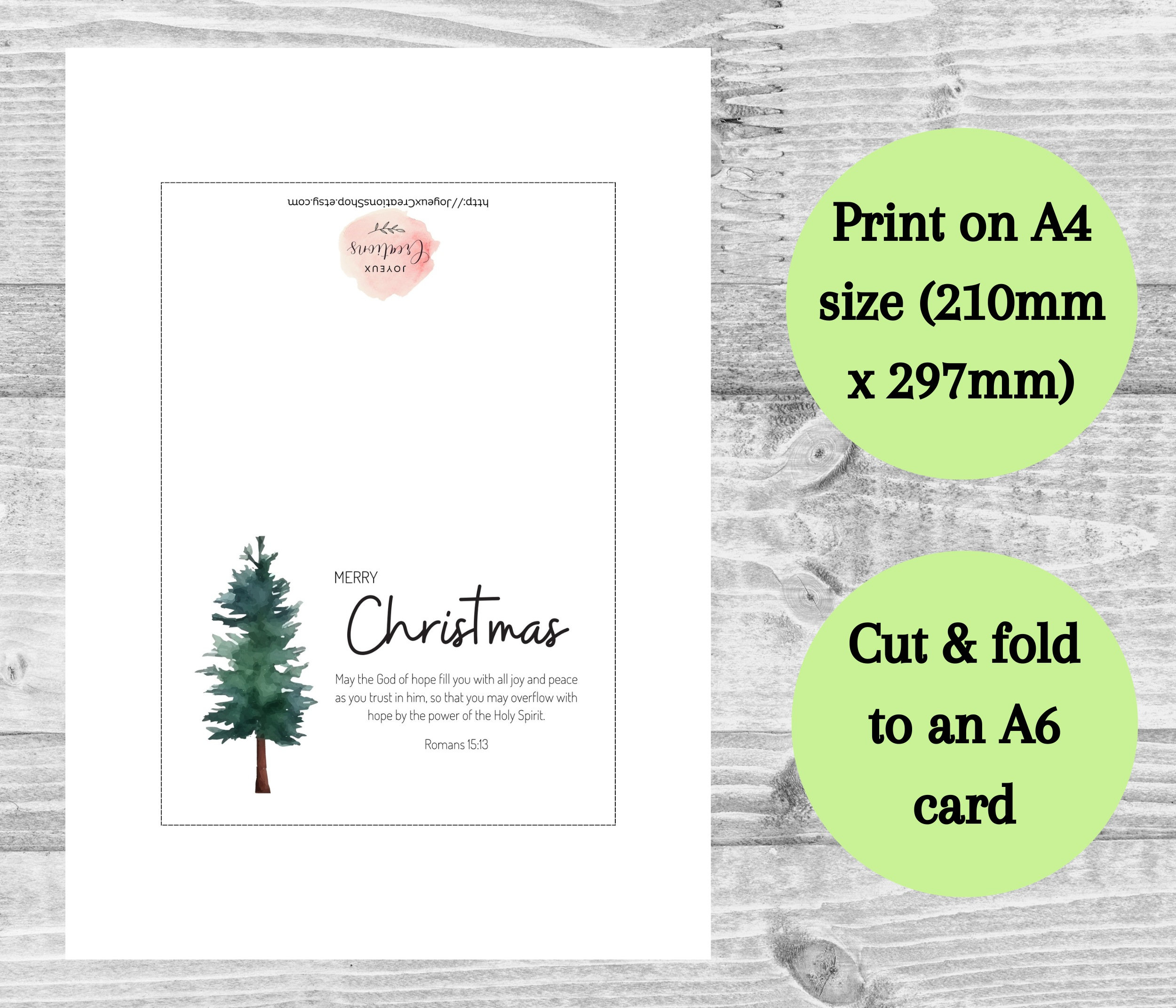 Christmas Printable Card, Religious Holiday Card, Holiday Printable ...