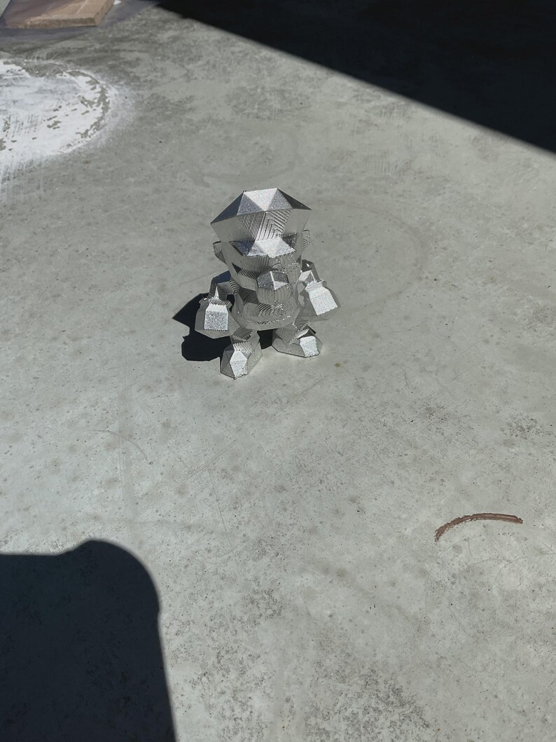 Super Mario 64 Metal Mario 3D Printed Model Figure - Etsy