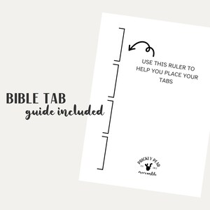 The Kylie Bible Tabs - Etsy