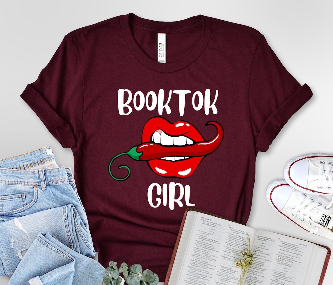 Funny Booktok Girl Spicy Reader Book Lover Bookworm Unisex T-shirt - Etsy