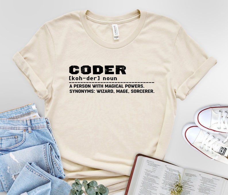 Coding Definition Coder Developer App Code T Shirt Etsy