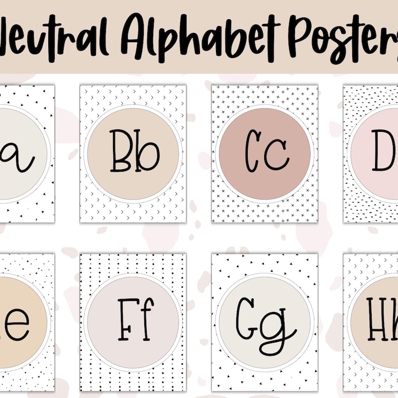 Neutral Posters - Etsy