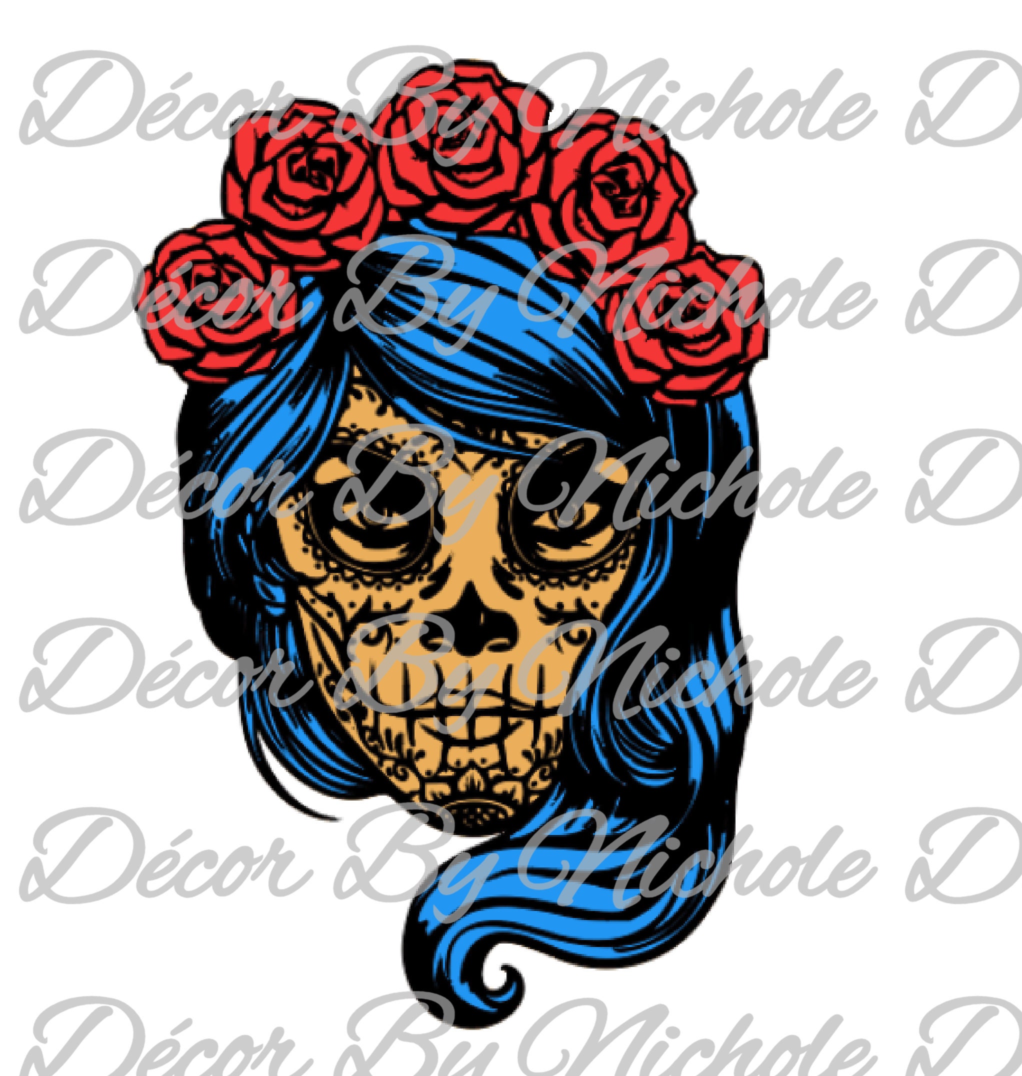 Layered Woman/girl/female Skull SVG - Etsy