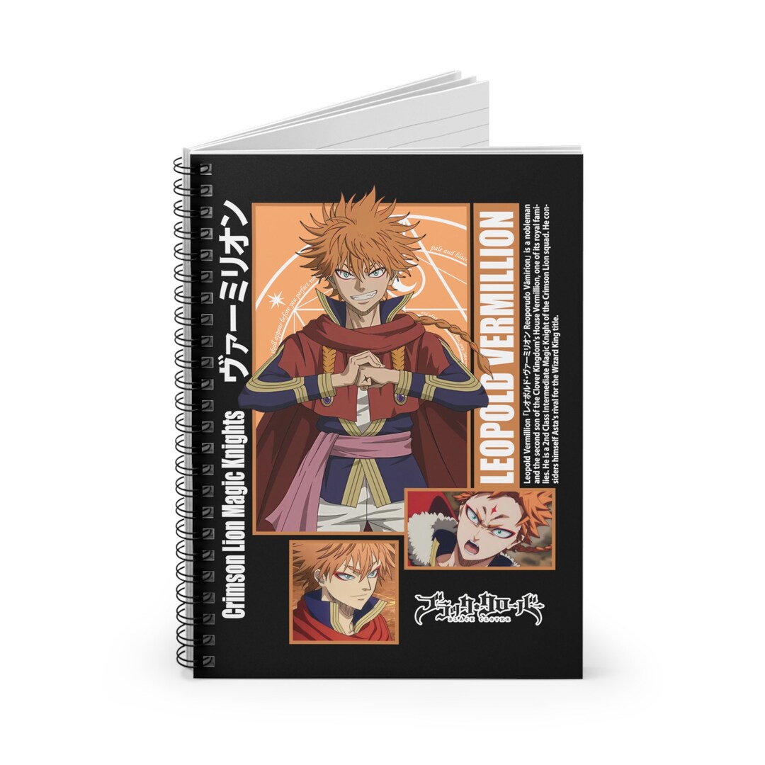 Anime Cover Spiral Notebook Kawaii Anime Journal Japanese Notebook hard ...