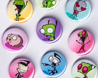 Invader Zim Pins - Etsy