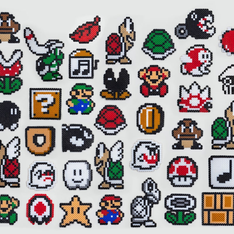 Super Mario Magnets - Etsy