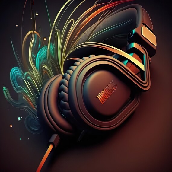 Headphones Wallpaper Abstract