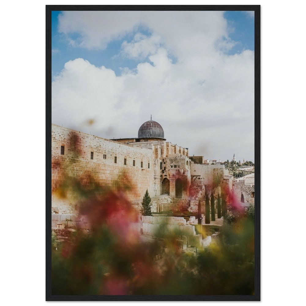 Masjid Al Aqsa Mosque High Quality Modern Canvas Black/white Frame ...