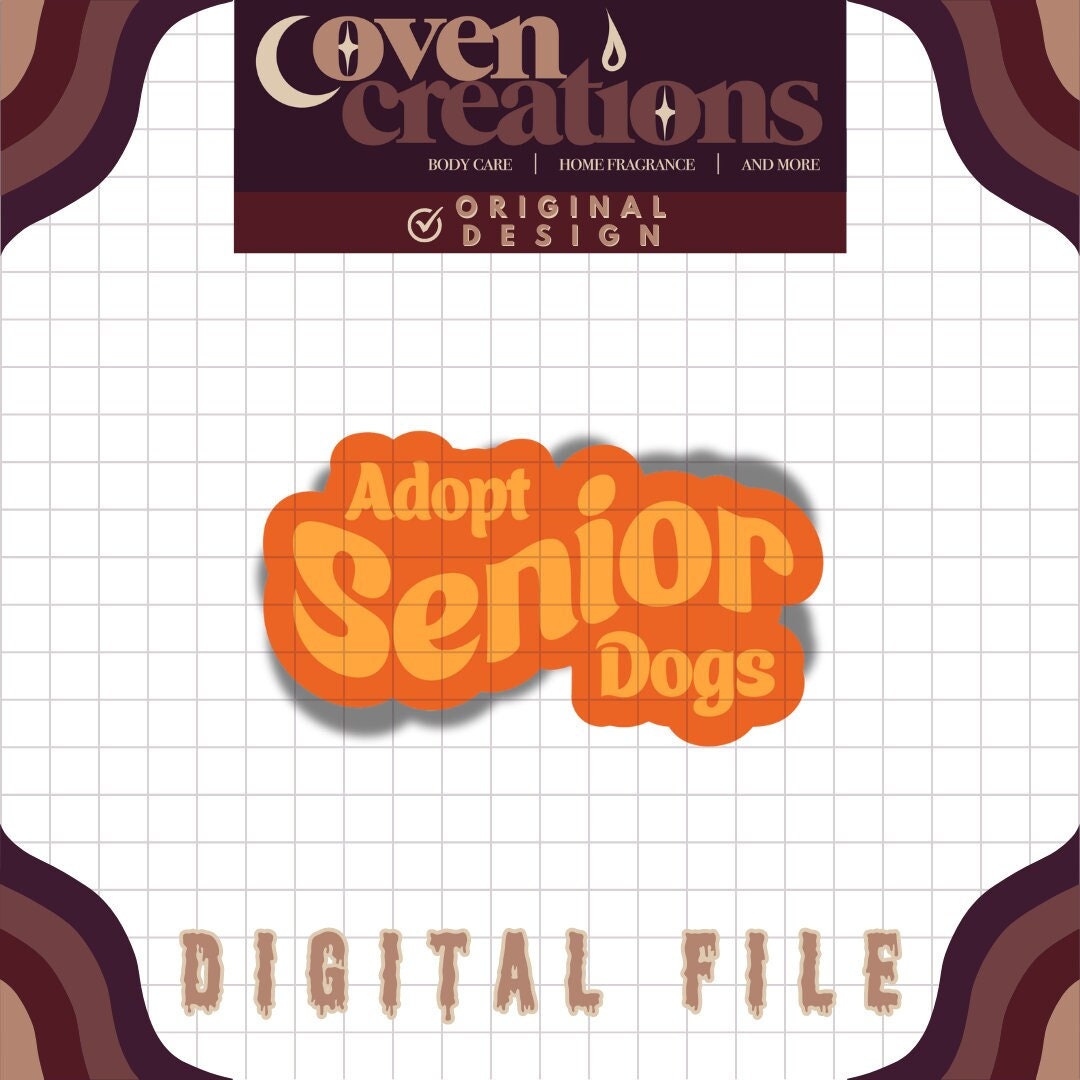 Adopt Senior Dogs PNG/SVG - Etsy