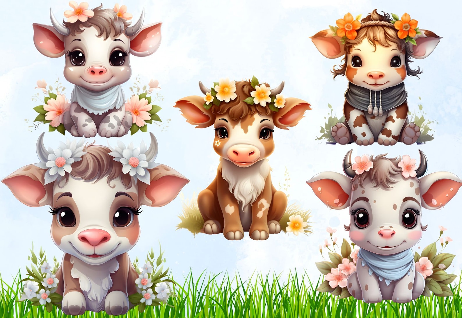 Cute Farm Cow Clipart, Png, Farm Cow Png Clipart, Farm Animal Clipart ...