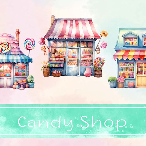 Candy Shop Storefront - Etsy