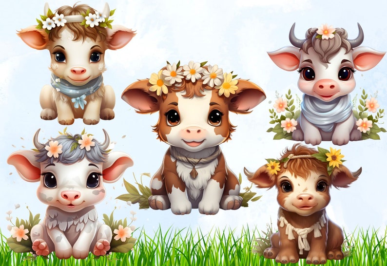 Cute Farm Cow Clipart, Png, Farm Cow Png Clipart, Farm Animal Clipart ...