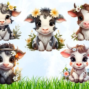 Cute Farm Cow Clipart, Png, Farm Cow Png, Farm Animals, Nursery ...