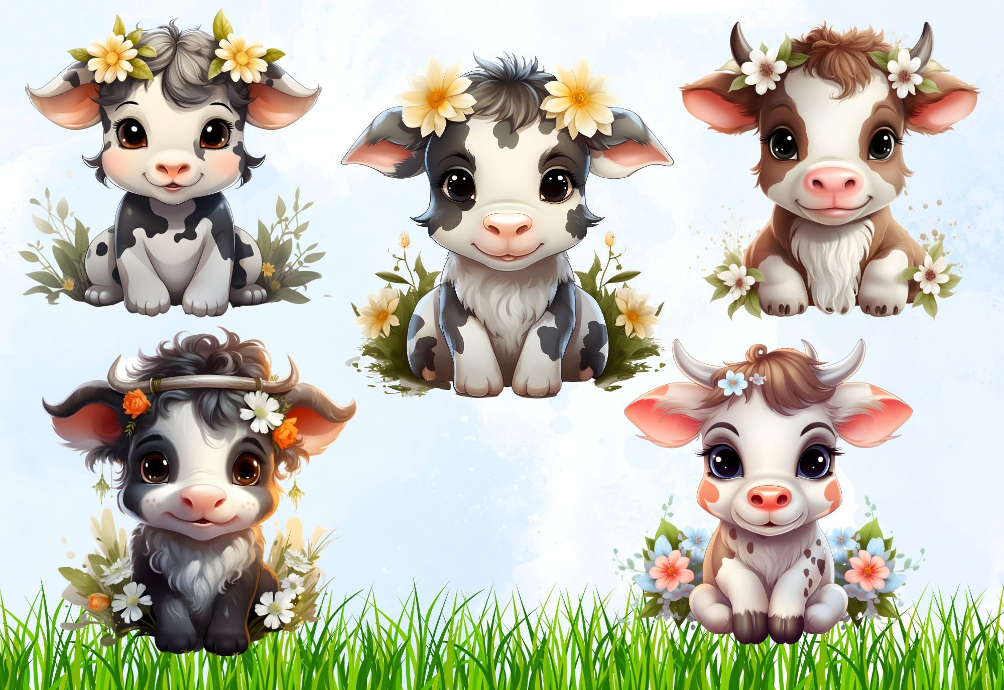 Cute Farm Cow Clipart, Png, Farm Cow Png Clipart, Farm Animal Clipart ...