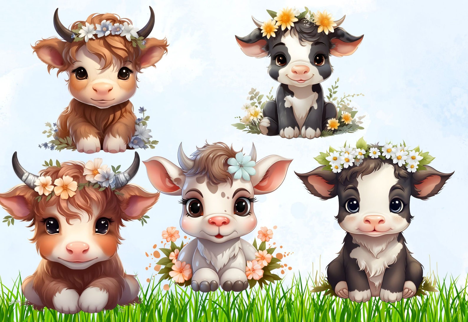 Cute Farm Cow Clipart, Png, Farm Cow Png Clipart, Farm Animal Clipart ...