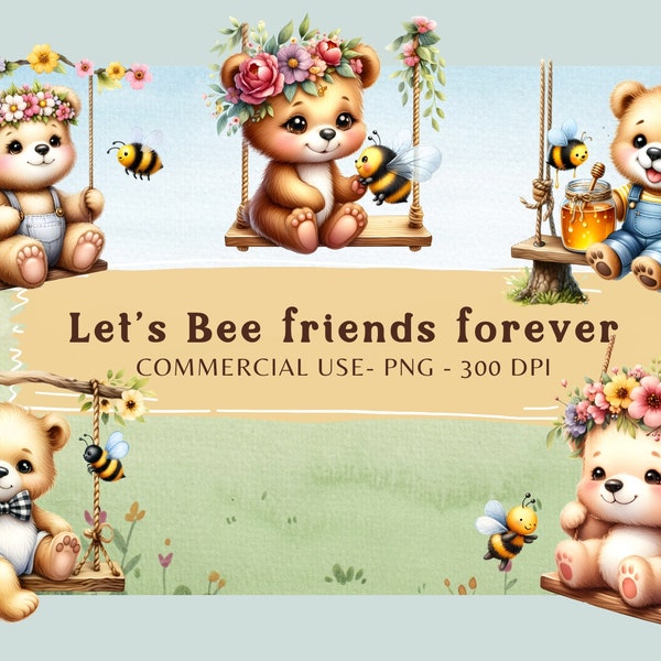 Bumble Bee Clipart - Etsy