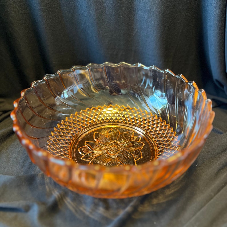 Pink Glass Vintage KIG Indonesia Bowl - Etsy