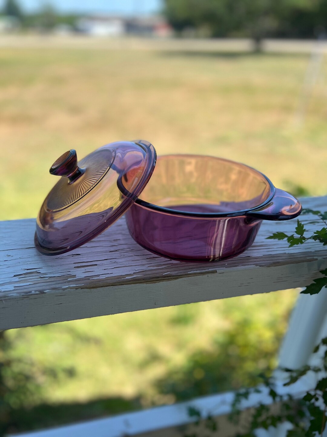 1 Quart Corningware Visions Mini Pot in Cranberry - Etsy