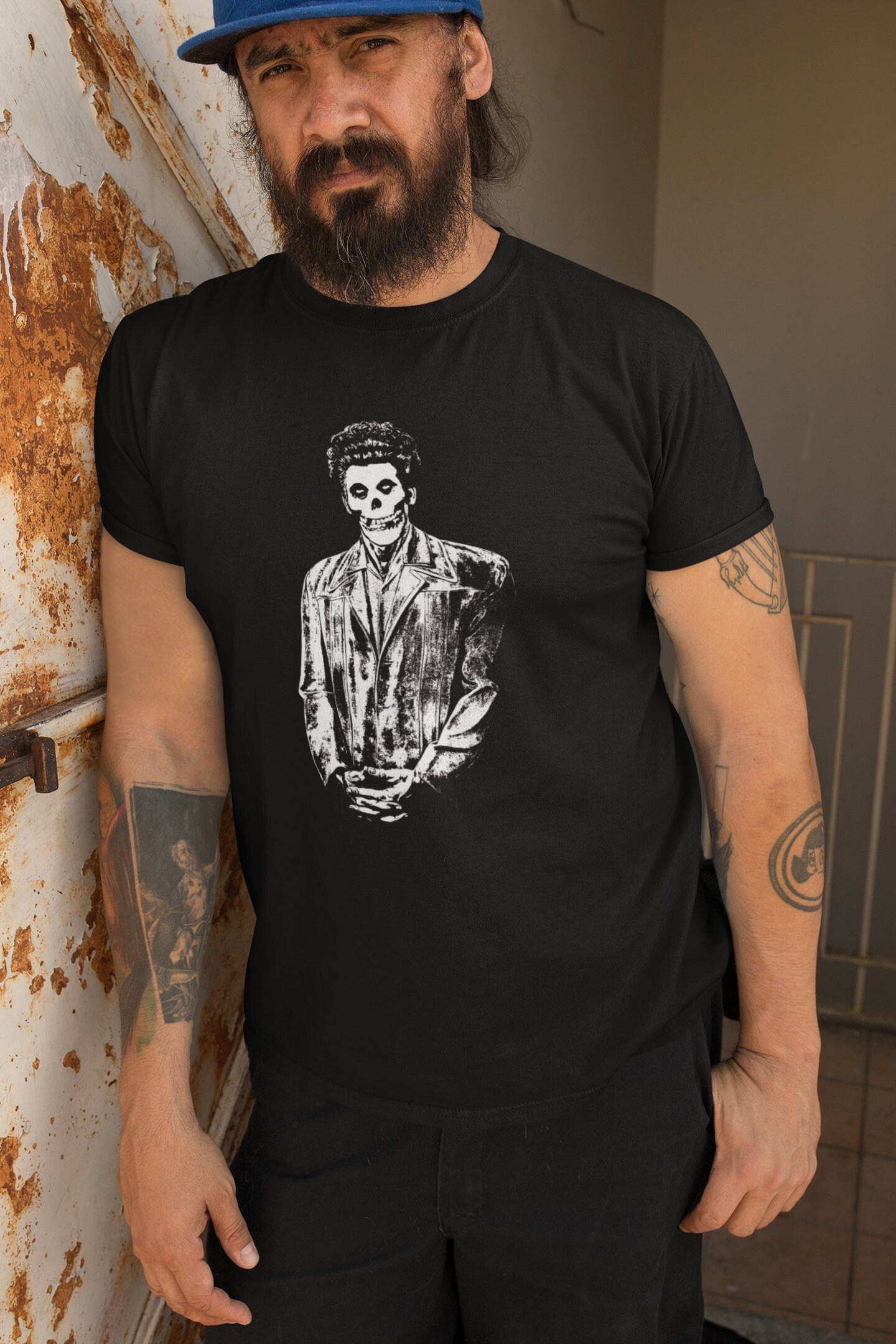 The Kramer Misfits Punk Rock Tee Shirt, Cosmo Kramer, Seinfeld Shirt ...