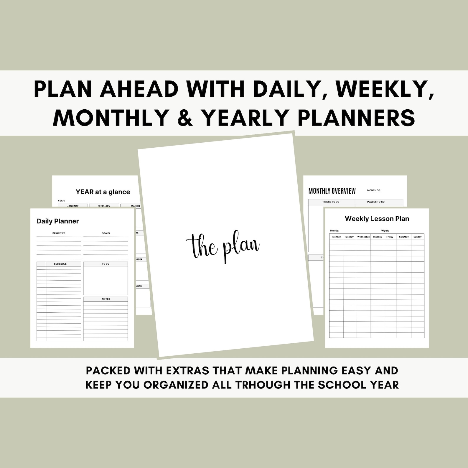 Homeschool Planner Printable, Homeschool Planner 2024-2025, Lesson ...