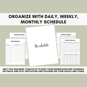 Homeschool Planner Printable, Homeschool Planner 2025-2026, Lesson ...