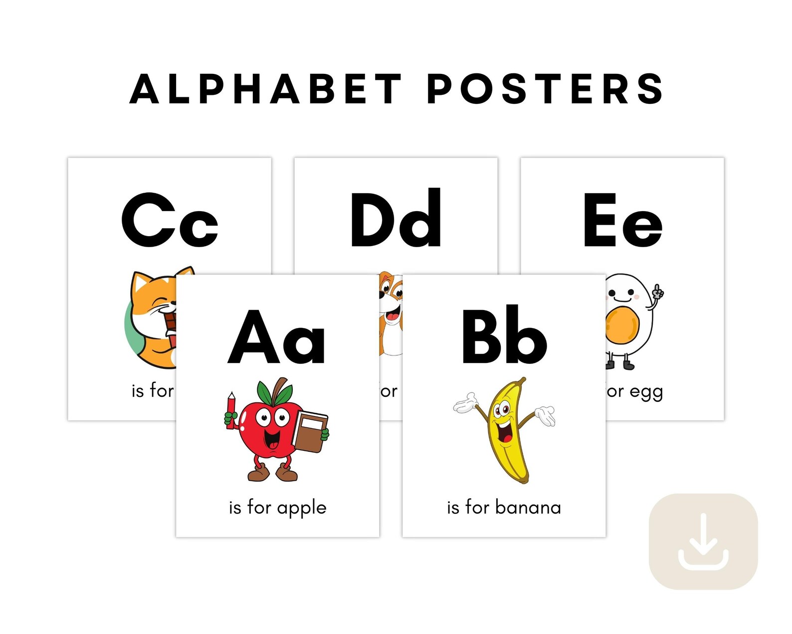 Alphabet Posters, Homeschool Posters, Classroom Posters, Homeschool ...
