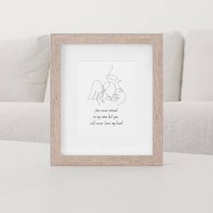 Miscarriage Memorial Wall Art, Memorial Keepsake, Love, Mother, Baby ...