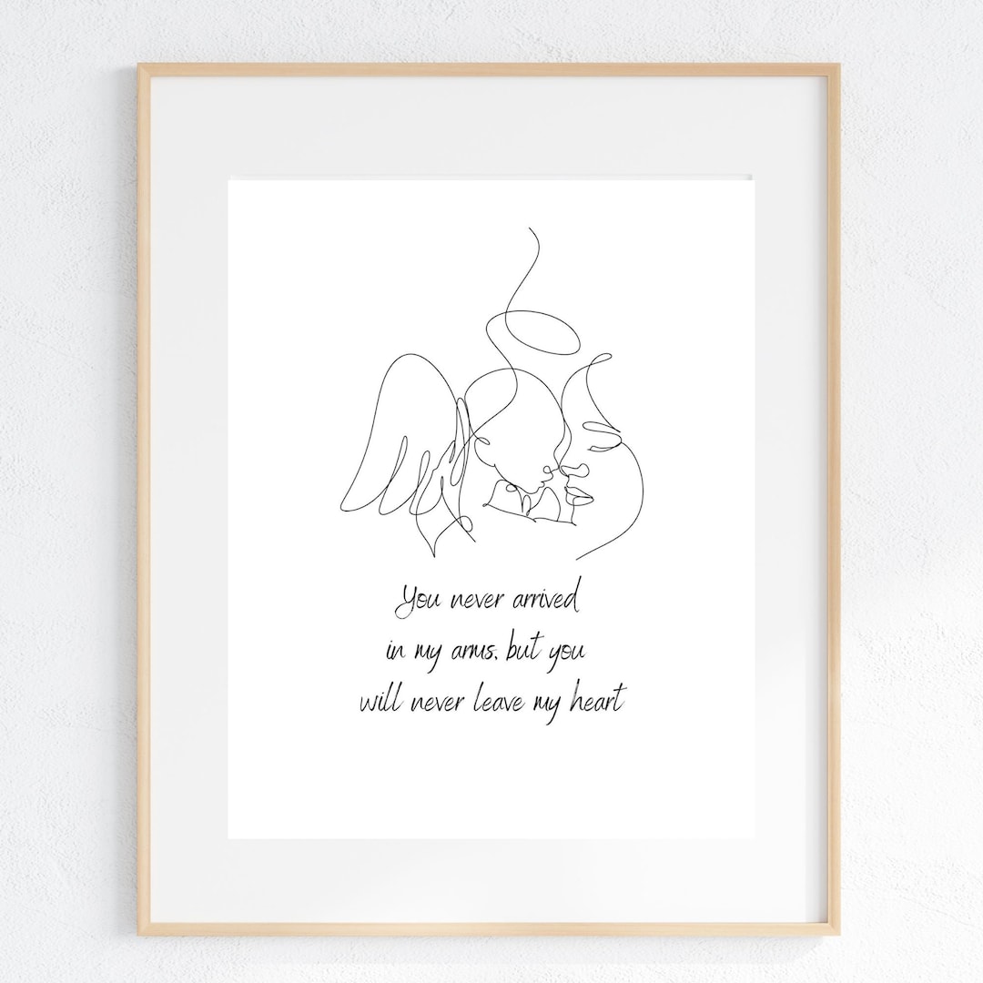 Miscarriage Memorial Wall Art Memorial Keepsake Love - Etsy