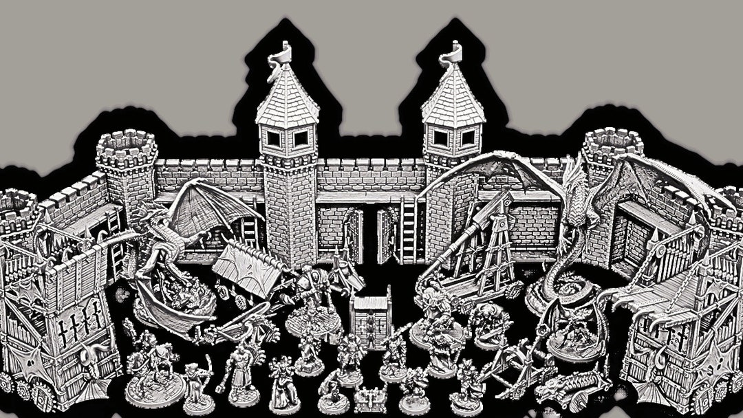 19. D&D Minis 3D Miniatures STL Pack 3D Printer Files Stl File 3D Print ...