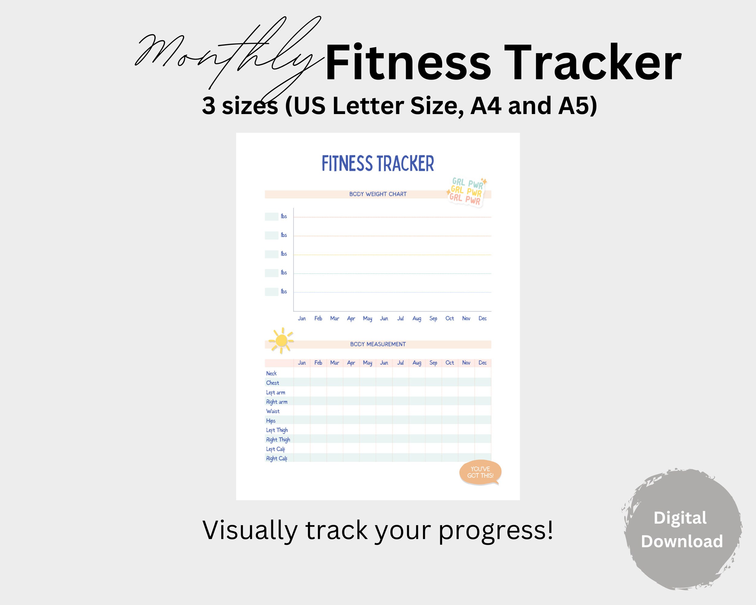 Digital Meal Plan Diary Daily Food Journal & Diet Planner PDF Printable ...