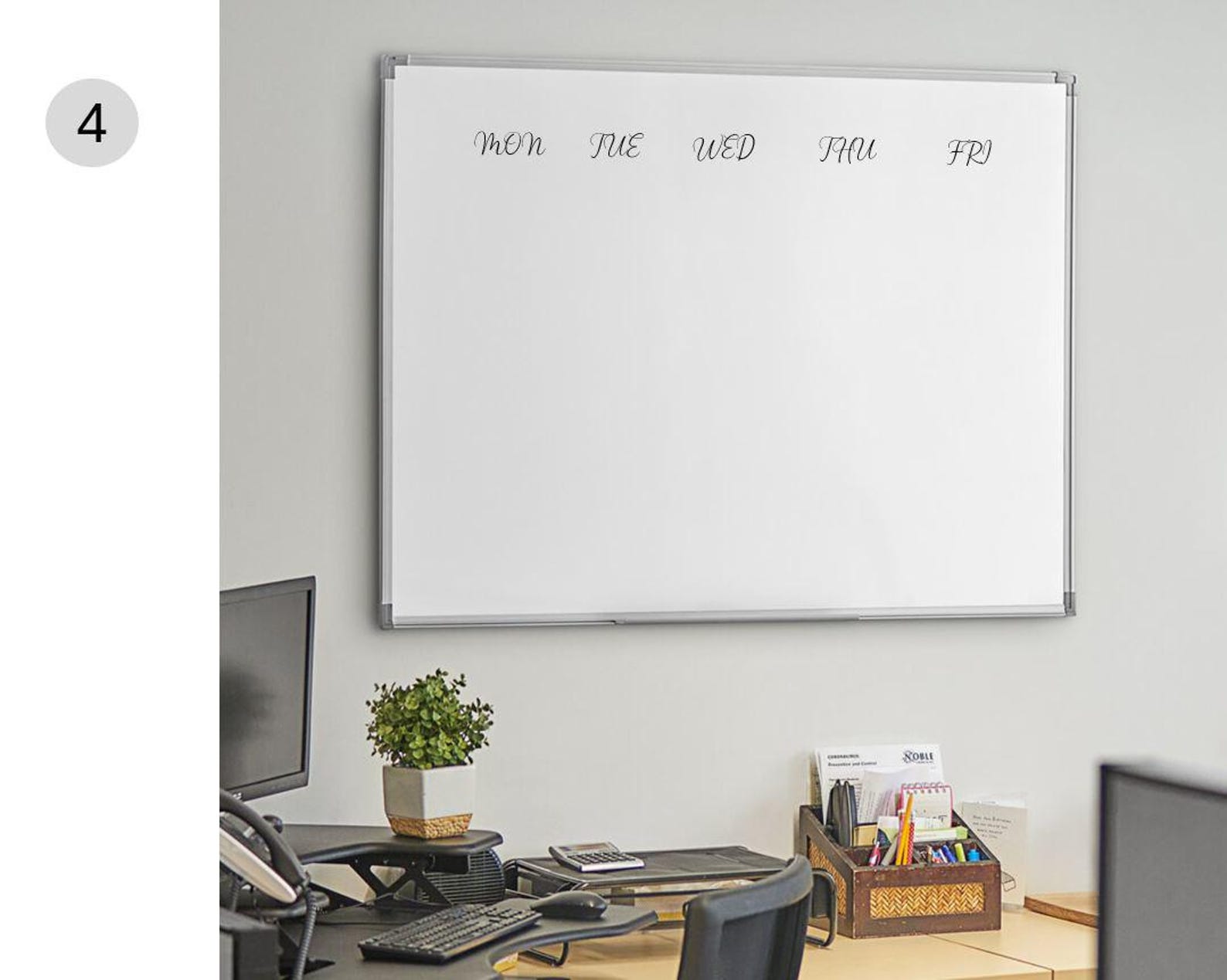 Calendar Days Label Sticker for Whiteboard Blackboard - Elegant Cute ...