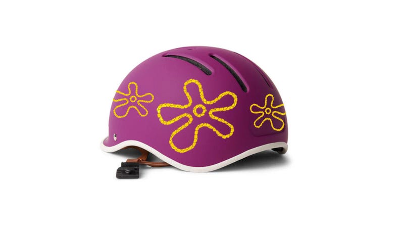 6 Highly Reflective Safety Stickers for Helmet, Bike, Backpack - Flower ...