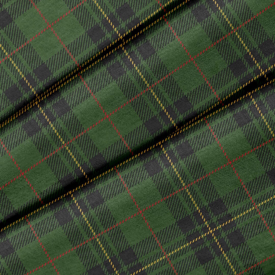Traditional Tartan Plaid Pattern Theme Fabric, Premium Quality Fabric ...