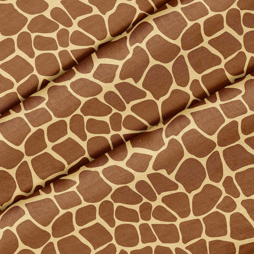 Giraffe Hide Pattern Theme Fabric, Premium Quality Fabric - for ...