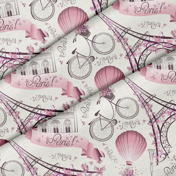 Paris Fabric - Etsy