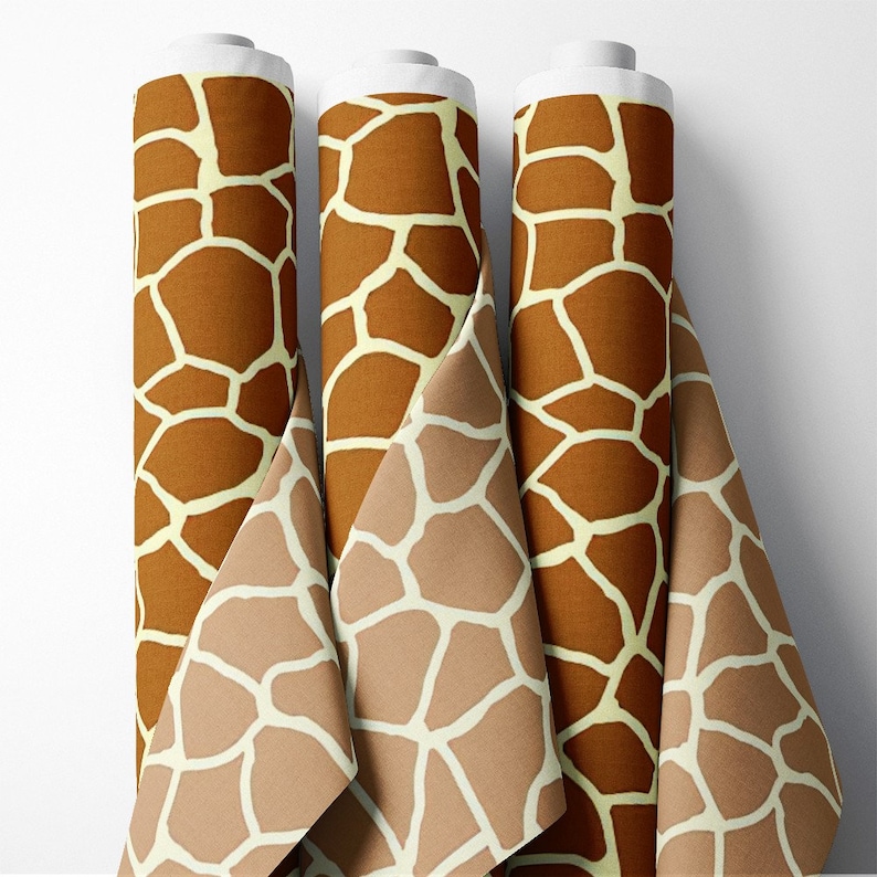 Giraffe Pattern Fabric , Premium Quality Fabric - for Quilting, DIY ...