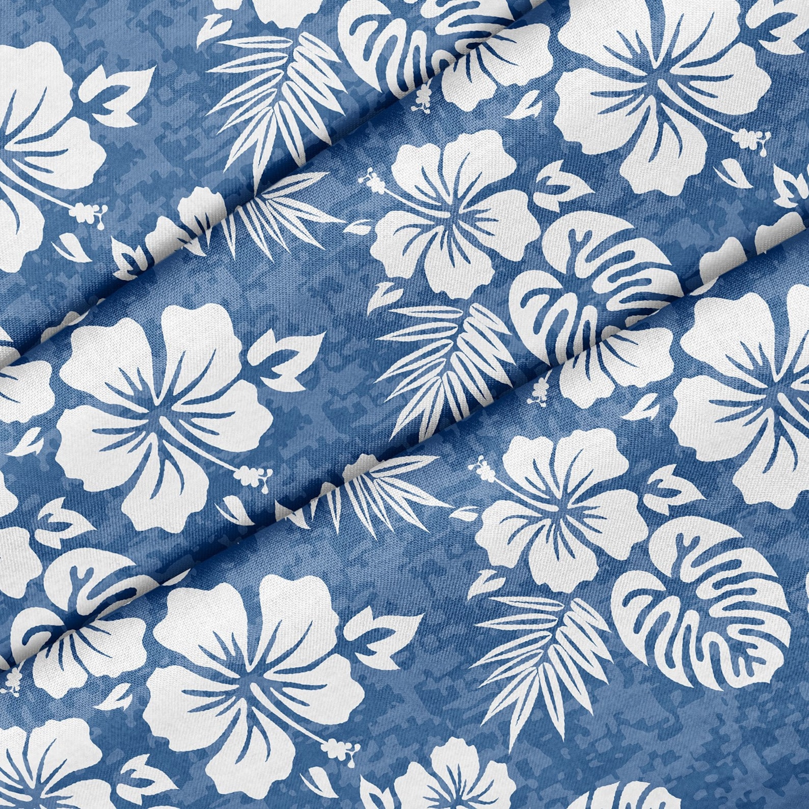 Hawaiian Flowers Aloha Theme Fabric, Premium Quality Fabric - for ...