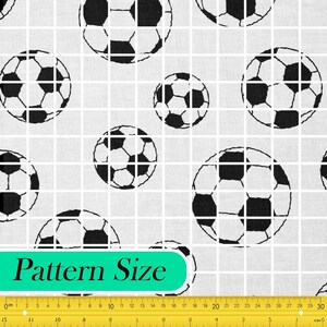 Soccer Ball Theme Fabric, Premium Quality Fabric - for Quilting, DIY ...
