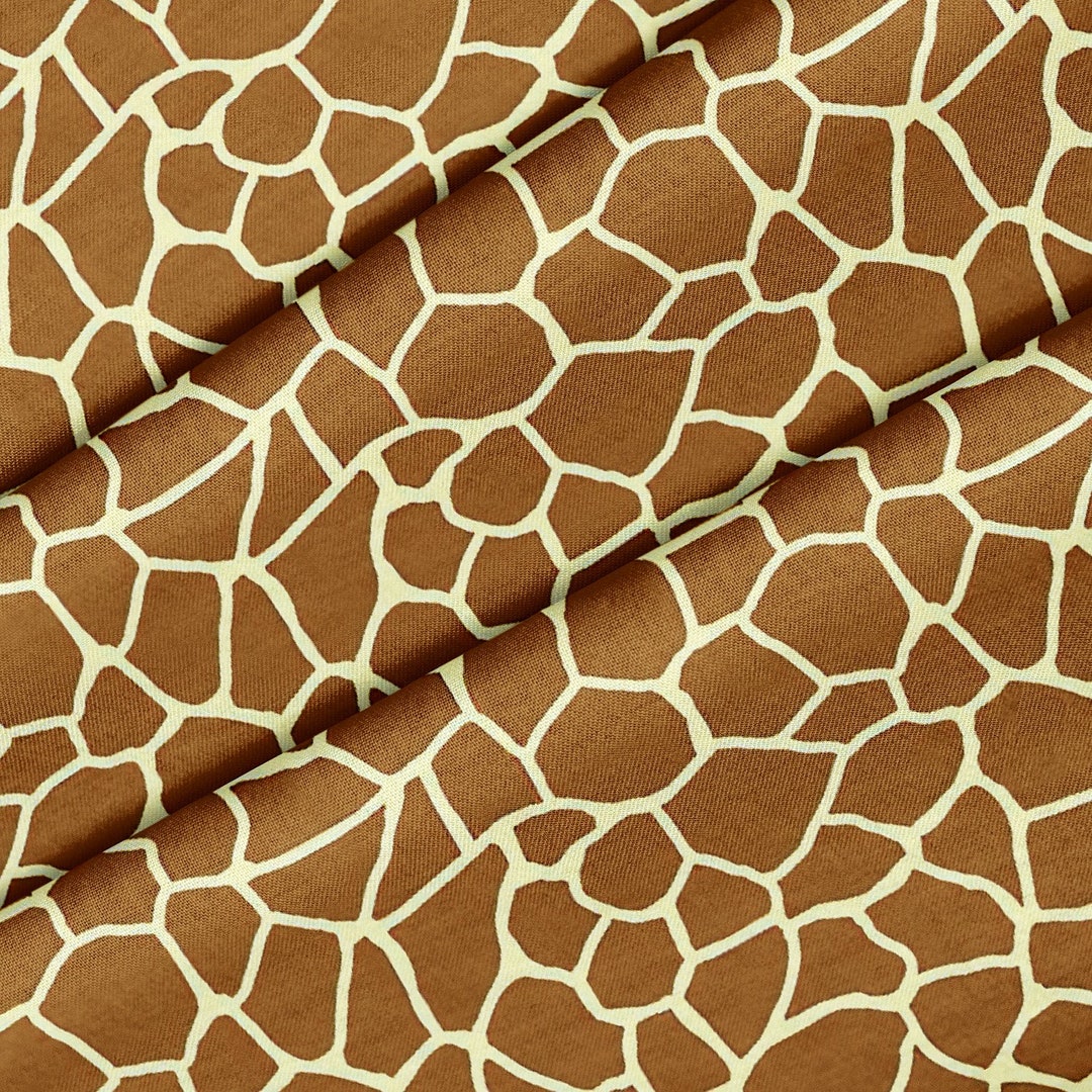 Giraffe Pattern Fabric , Premium Quality Fabric - for Quilting, DIY ...
