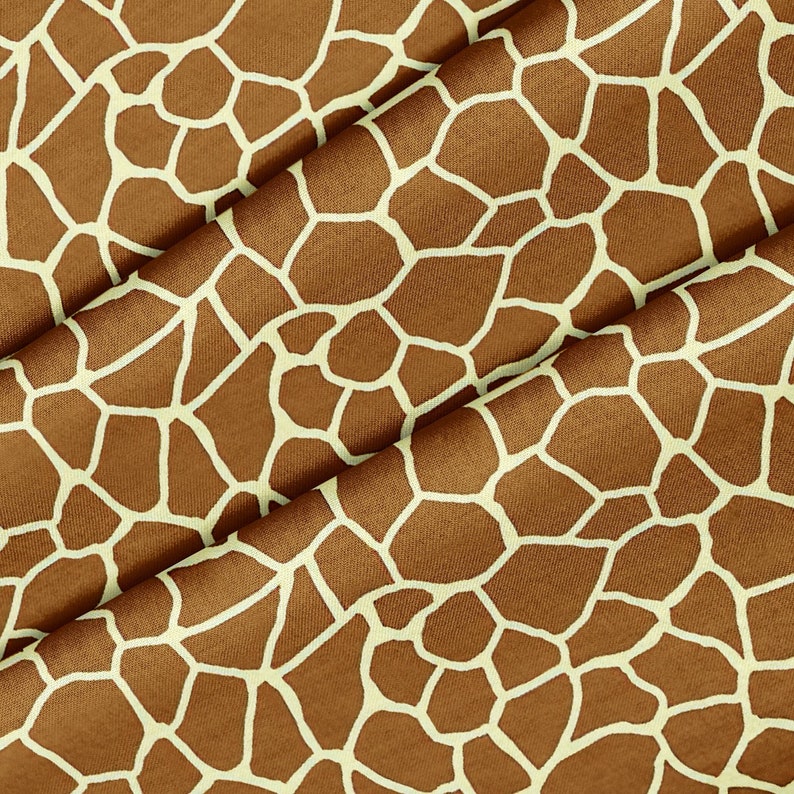 Giraffe Pattern Fabric , Premium Quality Fabric - for Quilting, DIY ...
