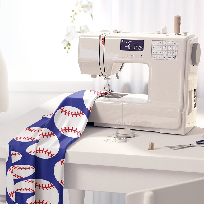 Baseball Theme Fabric, Premium Quality Fabric - for Quilting, DIY ...