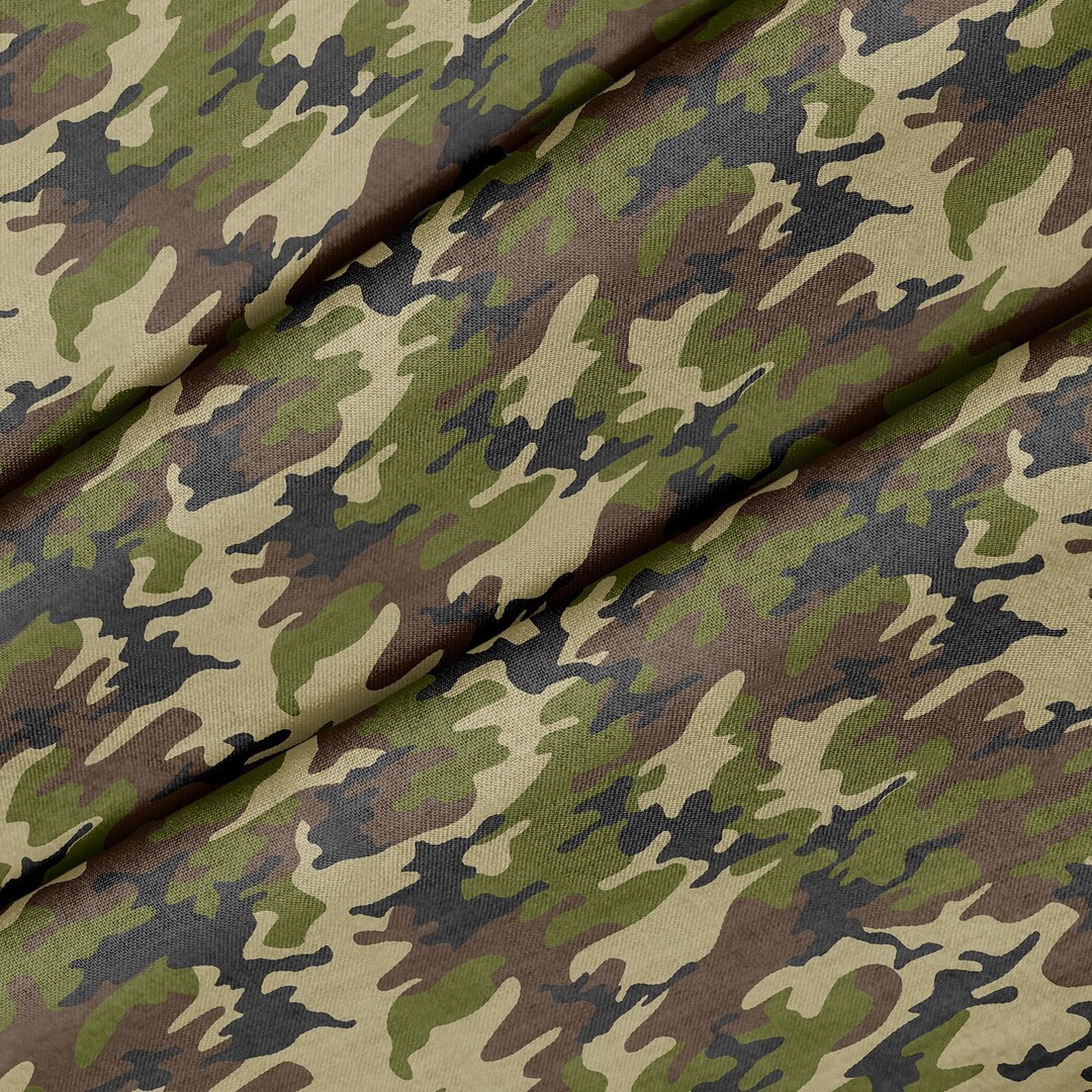 Camo Pattern Fabric, Premium Quality Fabric - for Quilting, DIY ...